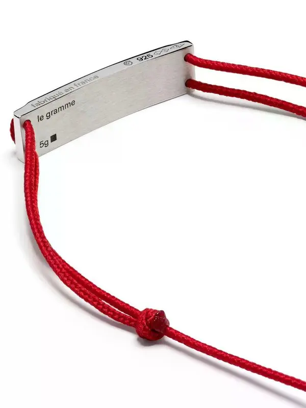 Le Gramme Sterling 5g Gordon Braided Bracelet