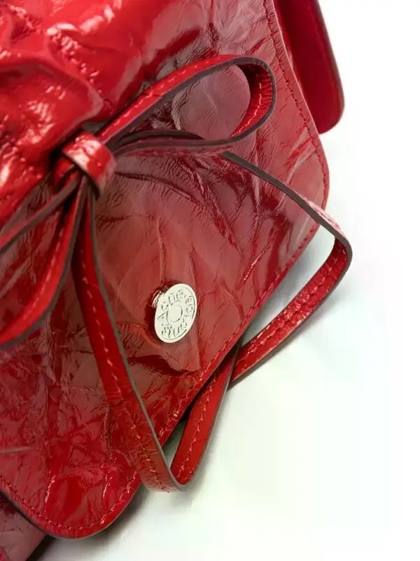 Acne Studios Crinkled Leather Shoulder Bag
