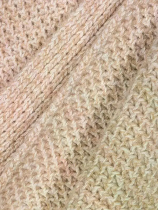 Chloé Logo-patch Chunky-knit Scarf