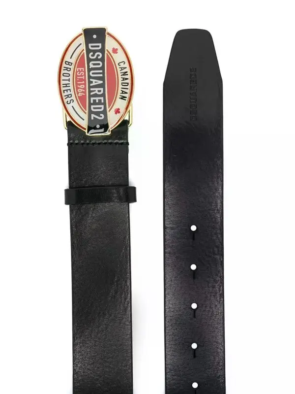 Dsquared2 Logo-buckle Leather Belt
