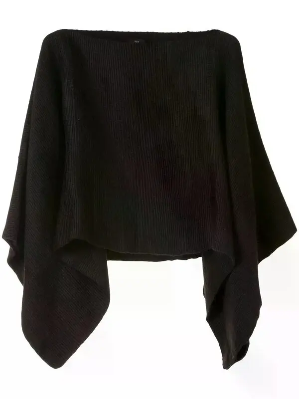 Voz Solid Crop Jumper - Black