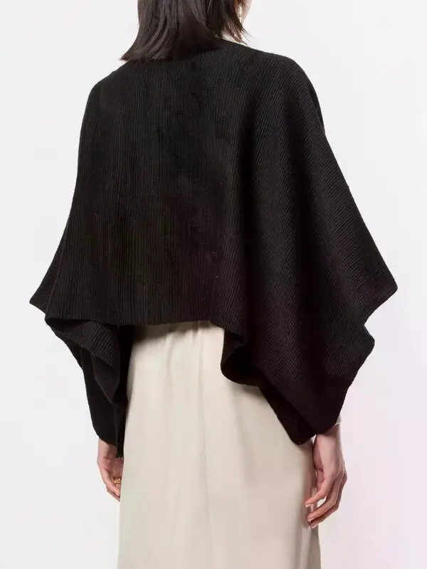 Voz Solid Crop Jumper - Black