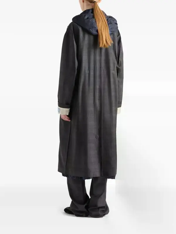 Prada Single-breasted Wool Coat