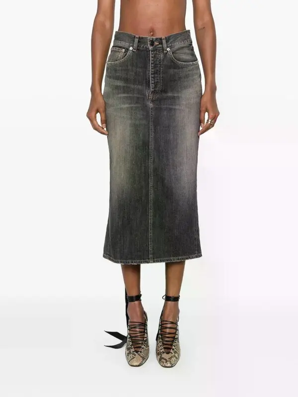 Balenciaga Lace-up Skirt