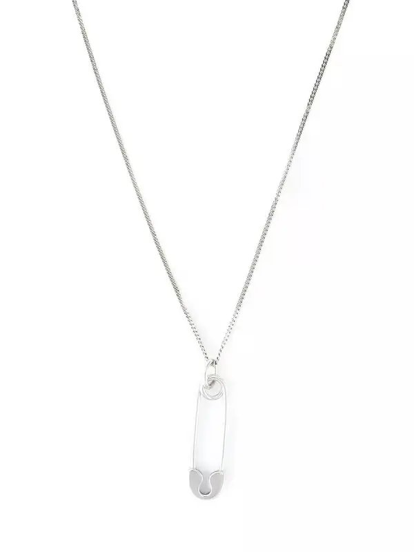 TRUE ROCKS Safety Pin Pendant Necklace