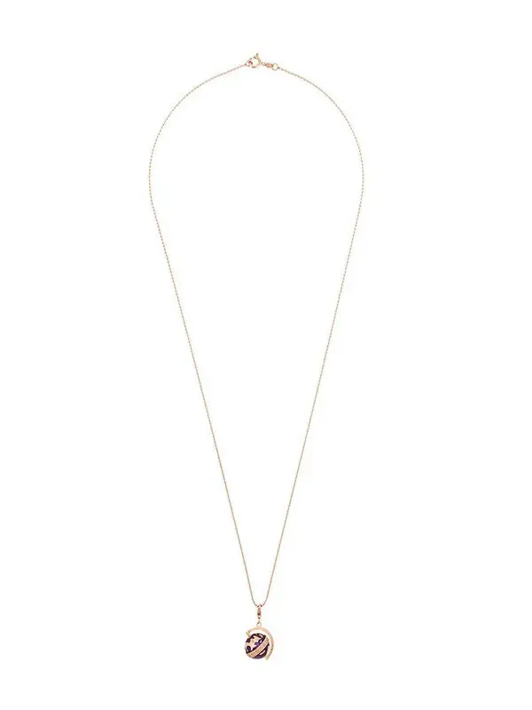 TRUE ROCKS Globe Pendant Necklace - Metallic