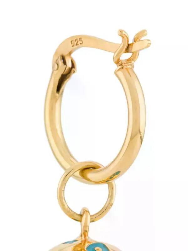 TRUE ROCKS Globe Hoop Earring