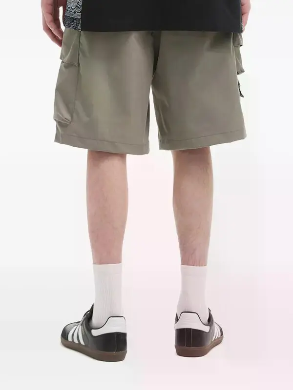 MUSIUM DIV. Logo-embroidered Bermuda Shorts - Neutrals