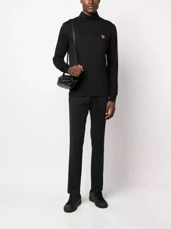 Paul Smith Zebra-patch Roll-neck Jumper