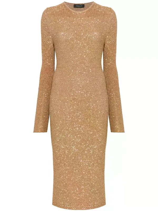 Fabiana Filippi Sequined Midi Dress