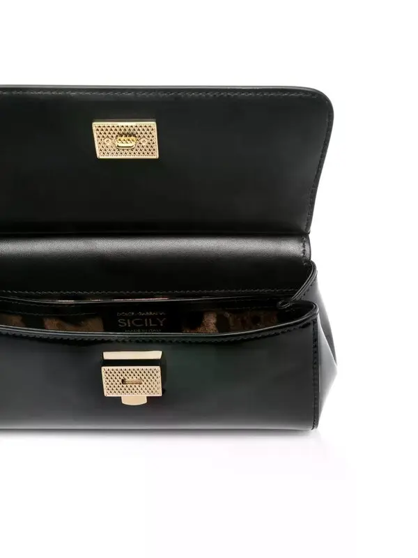 Dolce & Gabbana Mini Sicily Crossbody Bag - Black