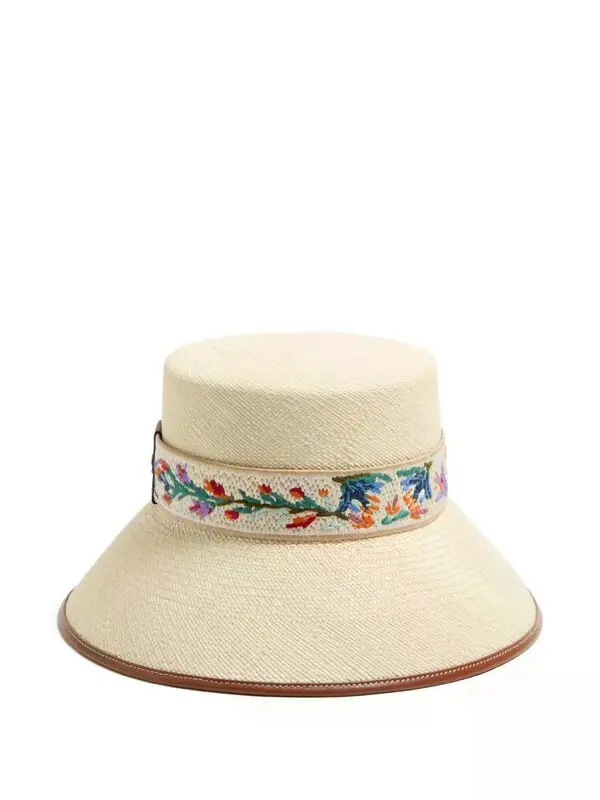 Valentino Garavani Antibes Straw Bucket Hat