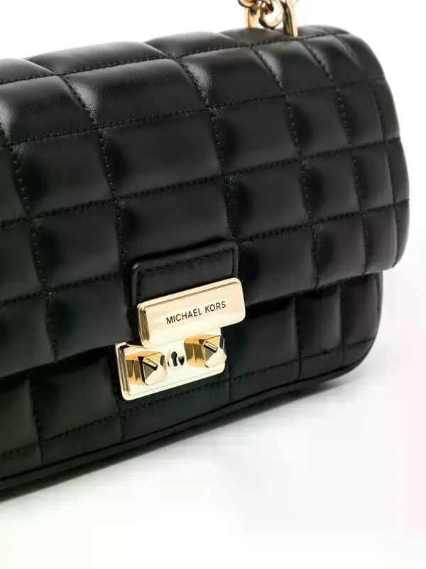 Michael Kors Tribeca Quilted Shoulder Bag - Black