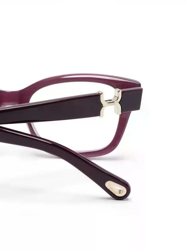 Chloé Square-frame Glasses - Purple