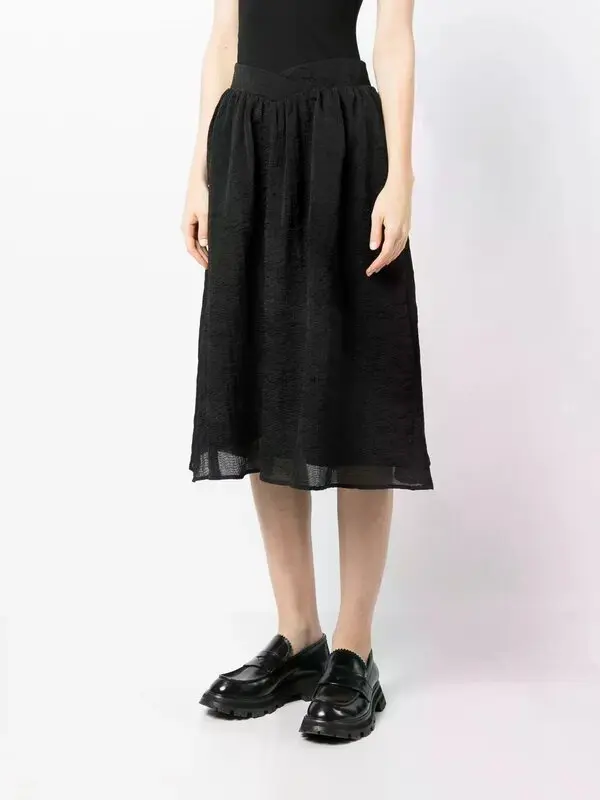 B+AB Textured Midi Skirt