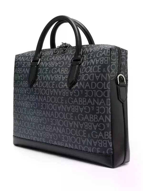 Dolce & Gabbana Logo Print Laptop Case