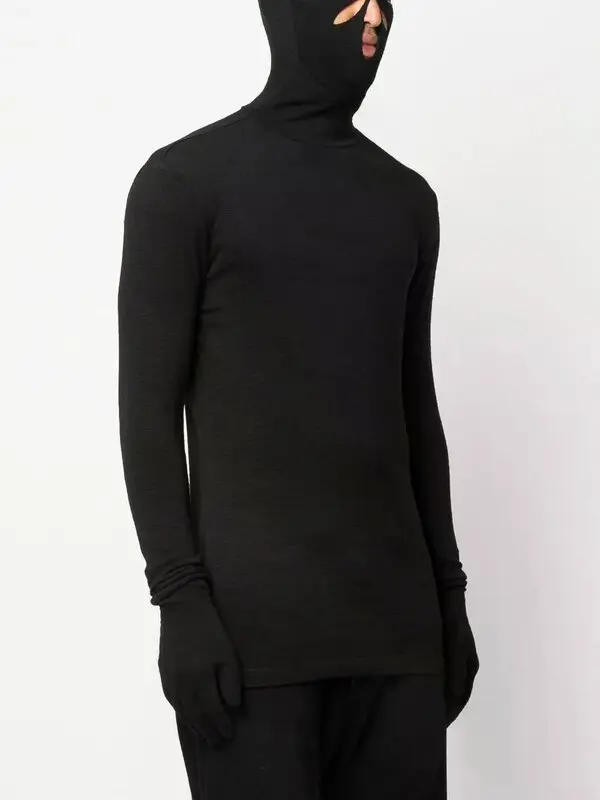 KUSIKOHC Cut-out Mask Gloved Sweatshirt