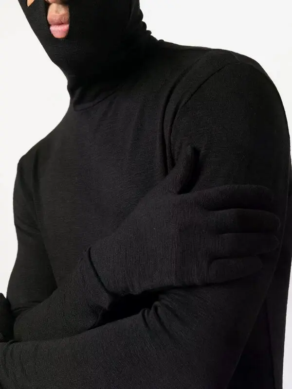 KUSIKOHC Cut-out Mask Gloved Sweatshirt