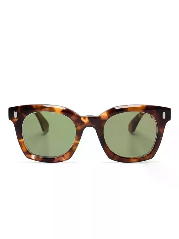 LESCA Saxo Sunglasses - Brown