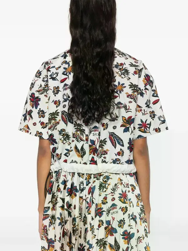 Sacai Floral-print Shirt