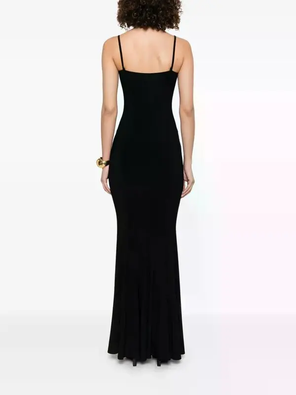 Norma Kamali Underwire-cup Fishtail Gown - Black