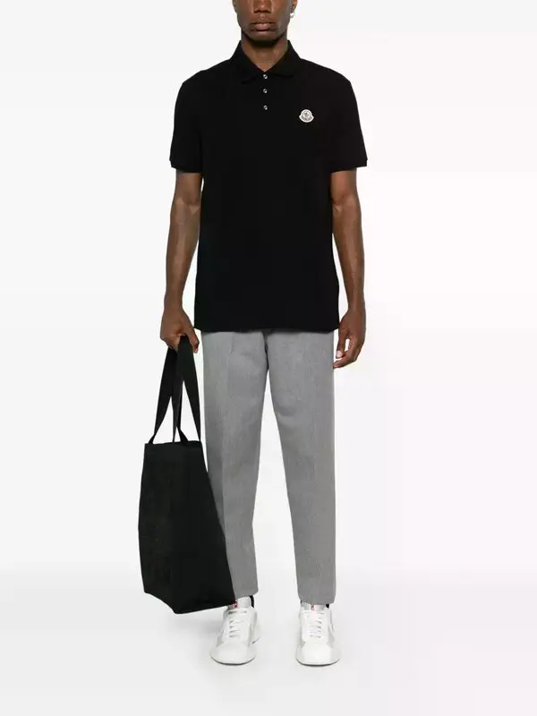 Moncler Logo-patch Polo Shirt