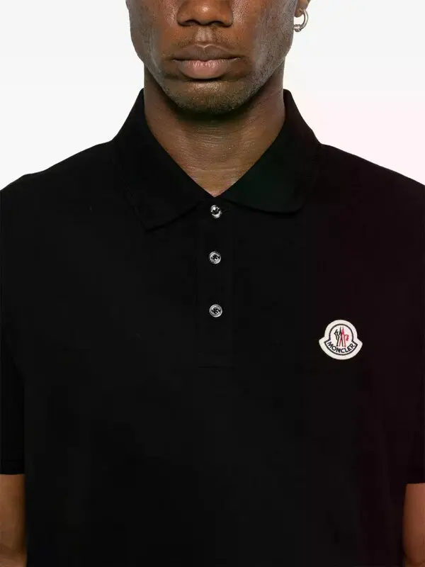 Moncler Logo-patch Polo Shirt