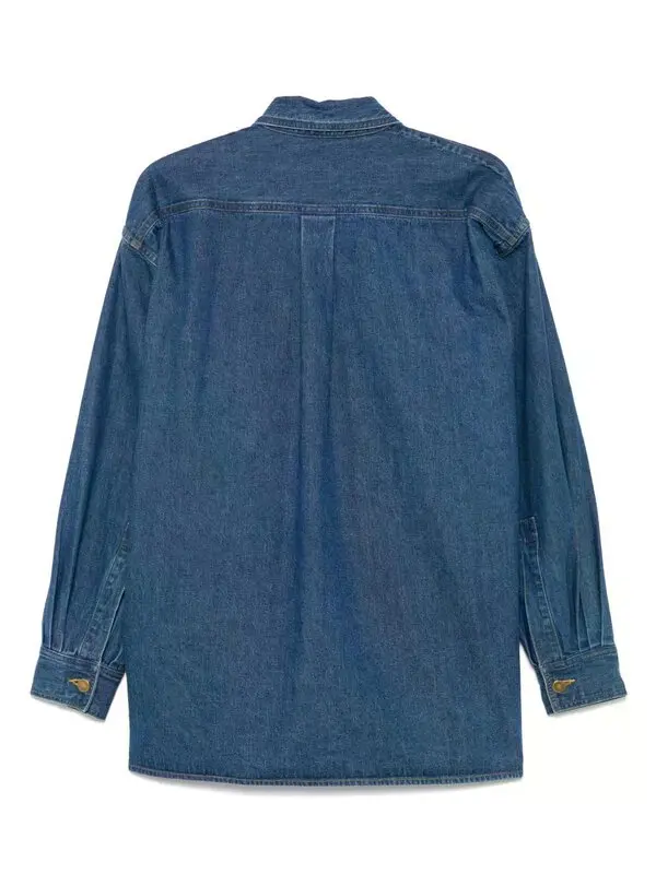 Auralee Selvedge Denim Shirt - Blue