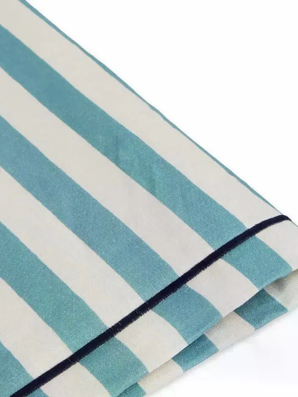 La DoubleJ Striped Linen Placemats - Blue