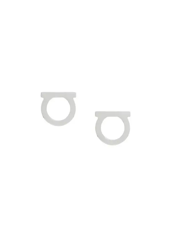 FERRAGAMO Gancini Stud Earrings - Metallic