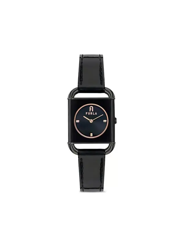 Furla Arco Square 28mm Timepiece - Black