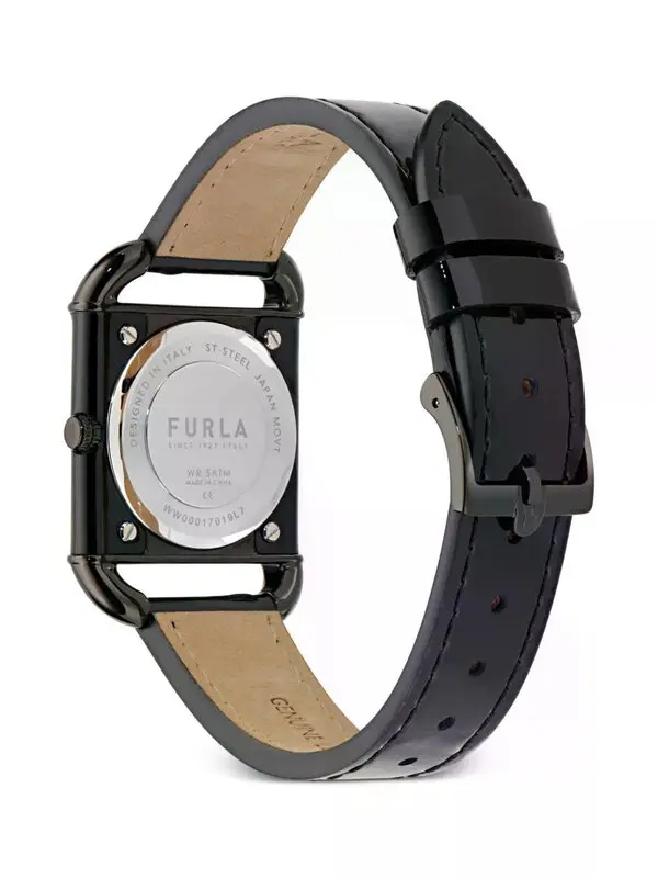 Furla Arco Square 28mm Timepiece - Black