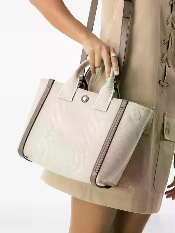 Chloé Carry Tote Bag - Neutrals