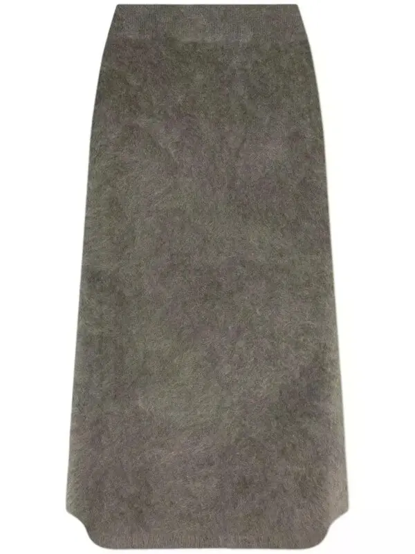 LISA YANG Asta Midi Skirt - Grey