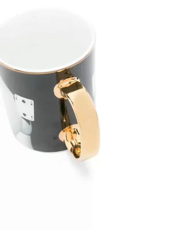 SELETTI Two Of Spades Porcelain Mug