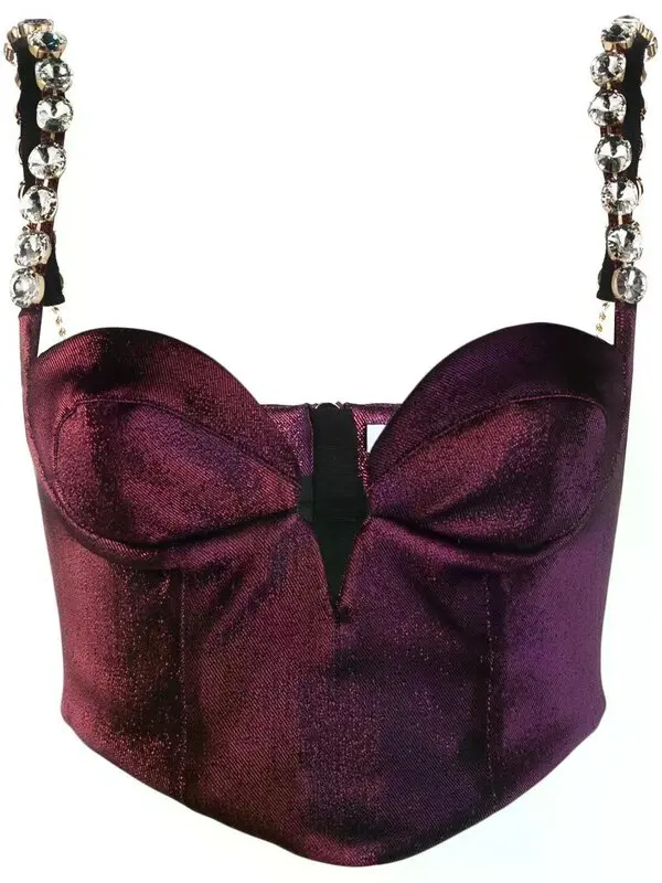 AREA Mussel Cup Bustier Top