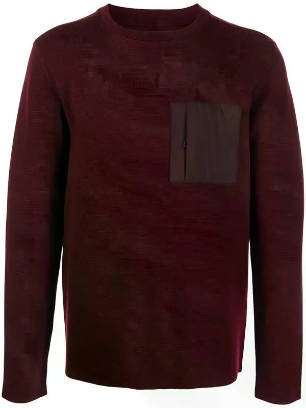 Aztech Mountain Virgin Wool Sweater - Red