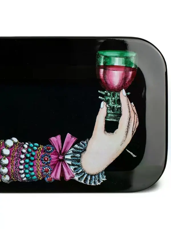 FORNASETTI Wood Tray