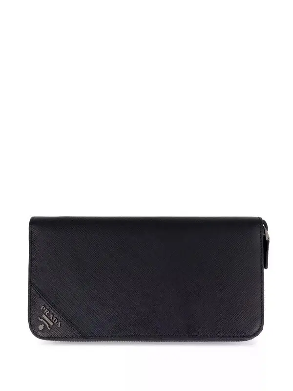 Prada Saffiano Leather Wallet - Black