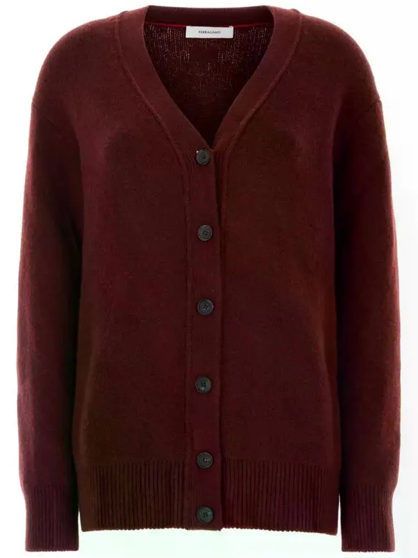 FERRAGAMO V-neck Cashmere Cardigan