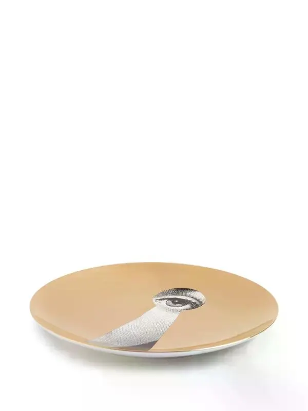 FORNASETTI Tema E Variazioni N14 Decorative Plate - Black