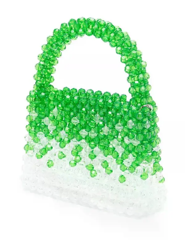 Germanier Bead-embellished Tote Bag - Green