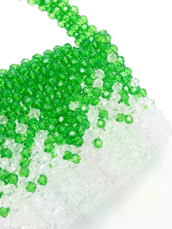 Germanier Bead-embellished Tote Bag - Green