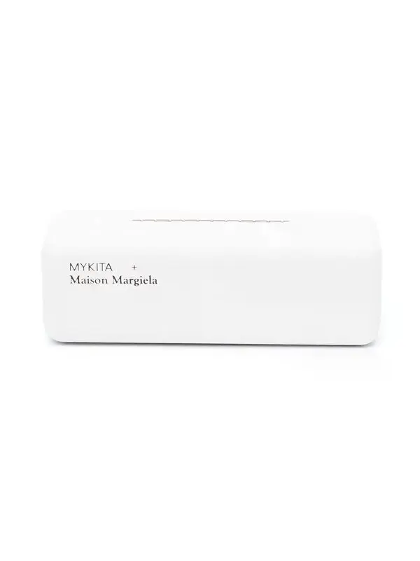 Mykita Python-print Wayfarer-frame Sunglasses - Silver
