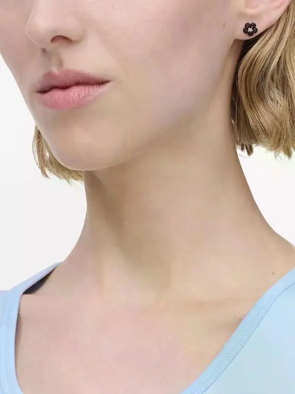 Marc Jacobs Daisy Pavé Earrings