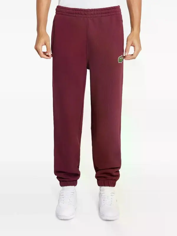Lacoste Logo-patch Track Trousers - Red