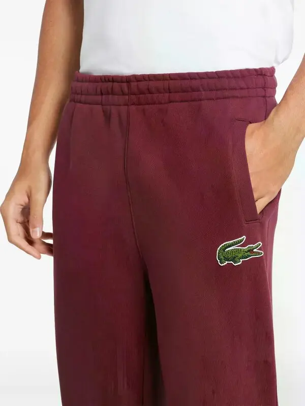 Lacoste Logo-patch Track Trousers - Red