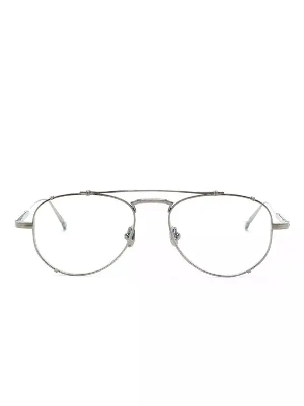 Matsuda M3142 Pilot-frame Glasses - Silver