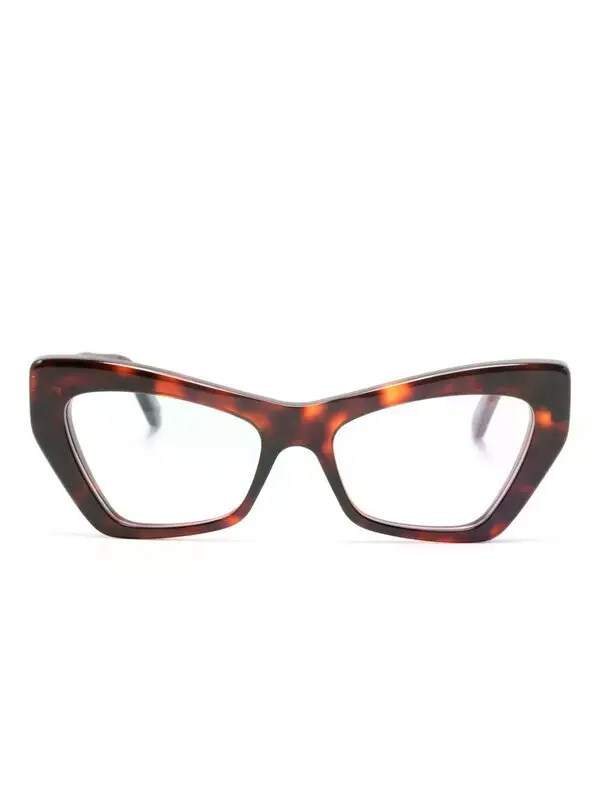 Balenciaga Tortoiseshell Butterfly-frame Glasses - Red