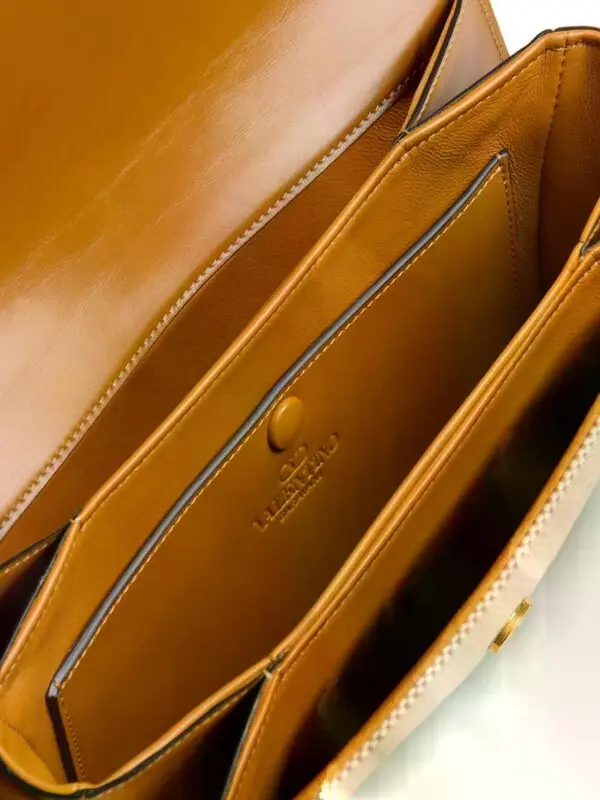 Valentino Garavani 9to5 Canvas Shoulder Bag - Neutrals